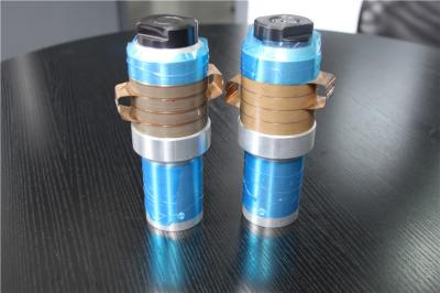 China Stepped Column 1200w Ultrasonic Piezoelectric Transducer , 24 Khz Ultrasonic Transducer  With 192mm Length for sale