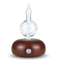 China 20m2 710g Wood And Glass Essential Oil Diffuser , Waterless Nebulizing Diffuser for sale