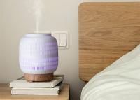 China Retro Chinese Style Lantern Creative Tabletop Decoration Ceramic Night Light Aromatherapy Machine for sale