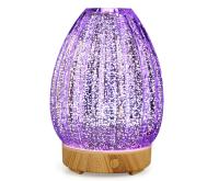 China Creative 3D Glass Sequins Effect Ultrasonic Air Aroma Diffuser Humidifier for sale
