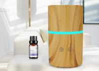 China 200ml Mini Automatic Oil Diffuser Humidifier Shallow Wood Grain for sale