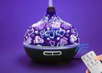 China 400ml Aromatherapy Essential Oil Diffuser Humidified Glass Crystal Stone Aromatherapy Diffuser for sale