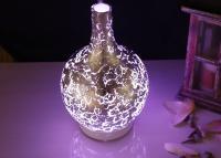 China 100ml 3D Glass Diffuser Aromatherapy Essential Oil Diffuser Electric Air Humidifier for sale