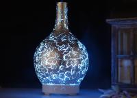 China 100ml 3D Glass Diffuser Aromatherapy Essential Oil Diffuser Electric Air Humidifier for sale