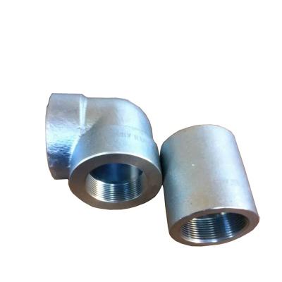 China Asme B16.11 Threaded Forged Stainless Steel Pipe Fittings F321 for sale