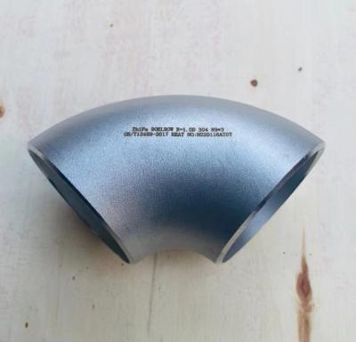 Cina Gomito 45 dell'accessorio per tubi SCH100 di acciaio inossidabile della saldatura di testa 60 90 gradi Seamlesss in vendita