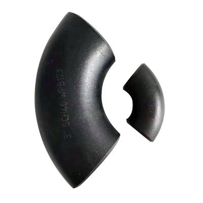中国 GOST 90の程度Lr Sch40の炭素鋼の管付属品Ansiの継ぎ目が無いバット溶接の肘 販売のため