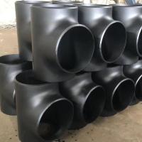 China Gost 17376 Butt Welding Reducing Pipe Fitting Tee for sale