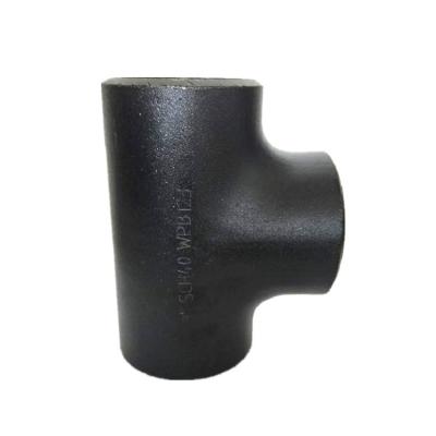 China Black Painting ASME B16.5 A234 WPB Pipe Fitting Tee for sale