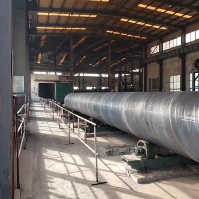 Cina Tubo d'acciaio a spirale di DN 200 di perforazione di gas di forma rotonda in vendita