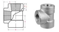 China Stainless Steel 2 Inch 2000 PSI Threaded Reducing Tee for sale