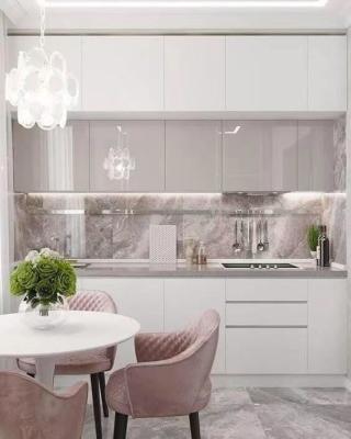 China Modular Modern Kitchen Furniture Cabinets Set with Custom Options for sale