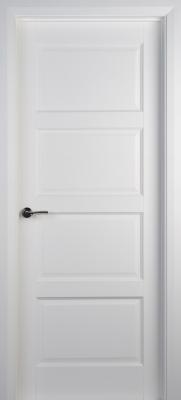 China Contemporary Style Side Opening Luxe Custom Interieurdeuren met Frames Hout in Wit Te koop