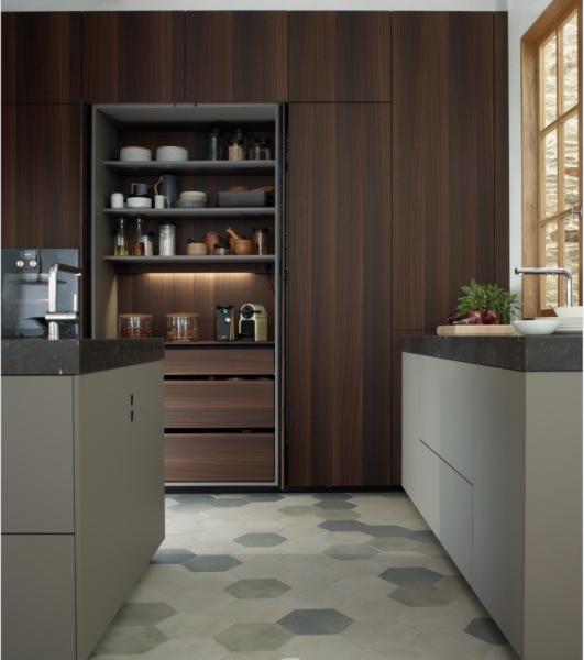 Quality Veneer Finished Modern Style Kitchen Cabinet for Old Kitchen Renovation for sale