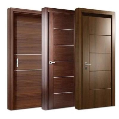 China MDF Board and Solid Wood Veneer Interior Room Door for American Style Living Space for sale