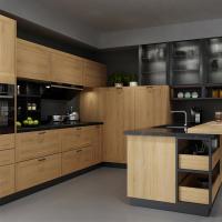 China Customize High Gloss Modular Kitchen Cabinet Low Formaldehyde Emission Lacquer Painting for sale