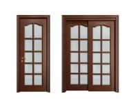 China Solid Wood Security Side Opening Interior Bedroom Door with Simple Installation Design for sale