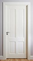 China Solid Wood Security Side Opening Interior Bedroom Door with Simple Installation Design for sale