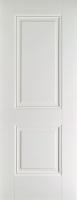 China MDF Material Customized Size White Interior Bedroom Door with Frame and Side Opening for sale