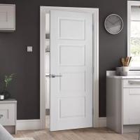 China Modern Simple Style Solid Wood Side Opening Interior Room Door for Easy Installation for sale