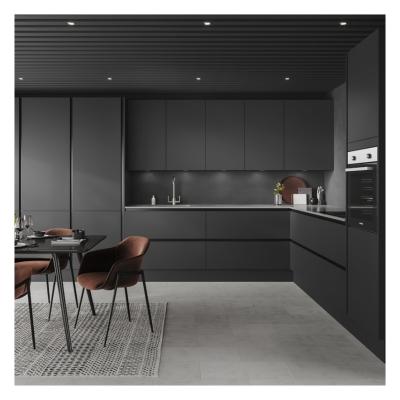 Cina Flat Pack Fitted Kitchen Cabinetry Set con maniglia moderna meno design e accessori in vendita