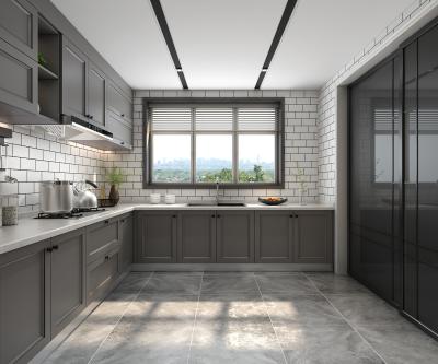 Cina Armadietti da cucina di stile con carcassa di cartone di particolato E1 e bordo allentato in vendita