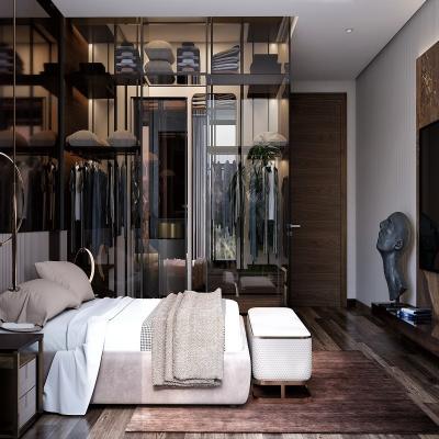 China Master Wardrobe Closet in European Style with Customized Design and 2D/3D Availability for sale