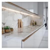 China Home Design Solid Wood High Gloss Lacquer Modular Kitchen Cabinets with Modern Style for sale
