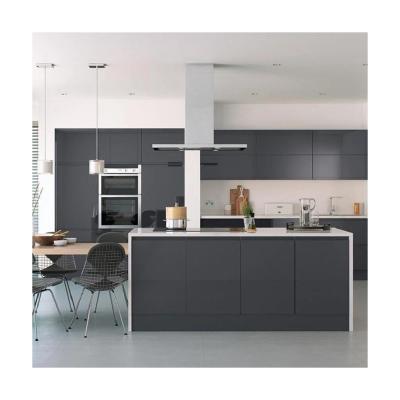 China Hoofdvernis en onderkant lak afwerking Houten keukenkast voor High End Home Appartement Te koop