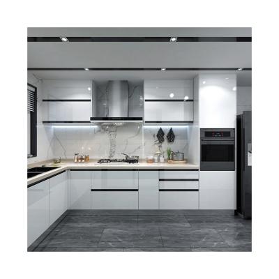 China Modulaire keukenkasten met lakoplossing op maat en modern Te koop
