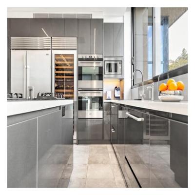 Cina Grafico di colori Ral personalizzato e CAD / 3D libremente progettato modulare gabinetto da cucina per la casa in vendita