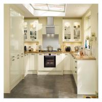 China Drawer Slide Accessories Customization White Lacquer Shaker Style Kitchen Cabinets for sale