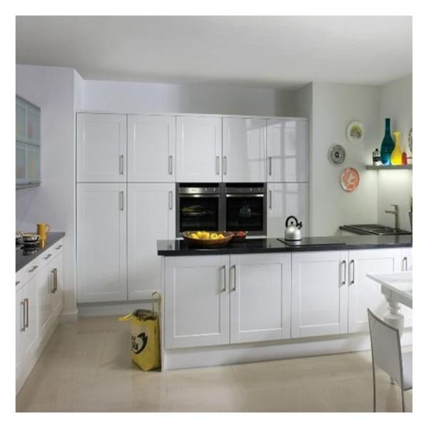 Quality Solid Maple Wood Modern White Shaker Kitchen Cabinets in Custom Simple Design for sale