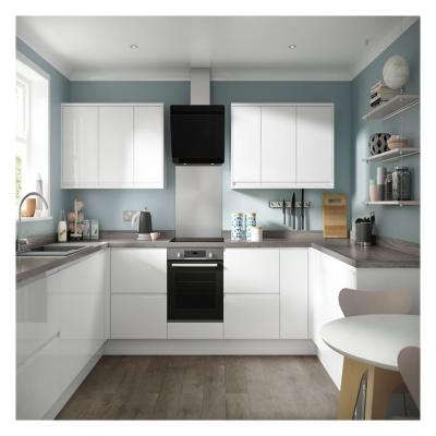 Cina Armadi modulari per piccole cucine in finitura lucida lucida e colore Ral personalizzato in vendita