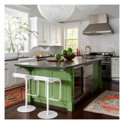 Cina Moderno stile Caldo colore Armadi da cucina in legno massello con design in stile shaker classico in vendita