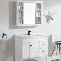 China American Style Bathroom Vanity with Sink and Customized Width Space-saving Design for sale
