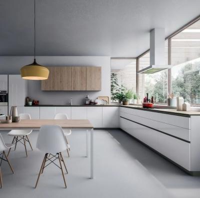 Cina Scatole con cassetto completo, dispensa, armadietto da cucina in bianco, in MDF, per mobili da cucina in vendita