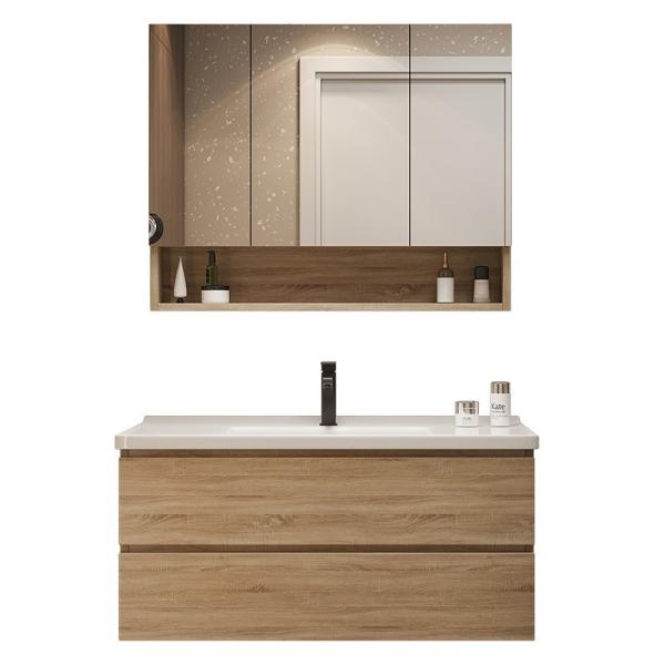Quality Modern Style Euro Furniture Wall Hung Luxury Bathroom Vanities with Customized for sale
