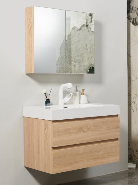Quality Modern Style Euro Furniture Wall Hung Luxury Bathroom Vanities with Customized for sale