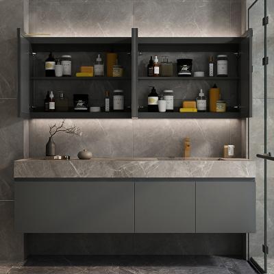 Cina Bagno in stile moderno con bagno a specchio in vendita