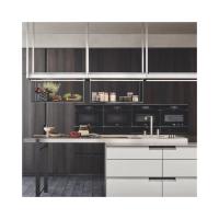 China Customized Solid Wood Modern Style Waterproof Fireproof Kitchen Cabinet for Your Home for sale