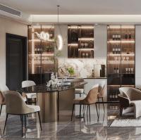 China Customized Solid Wood Modern Style Waterproof Fireproof Kitchen Cabinet for Your Home for sale