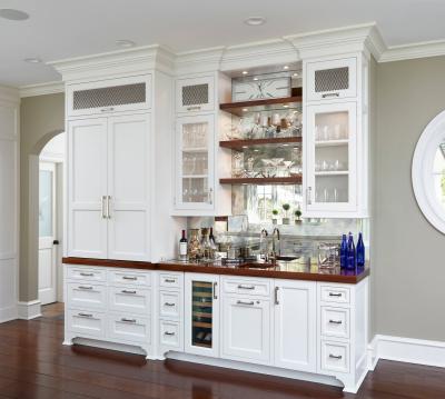 China MR HDF Euro Style Custom Home Furniture Luxury Wine Bar Counter High End Modern Home Bar Rack Wine for sale