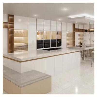China Moderne keukenkast accessoires Vernis en lak Finished Doors Te koop