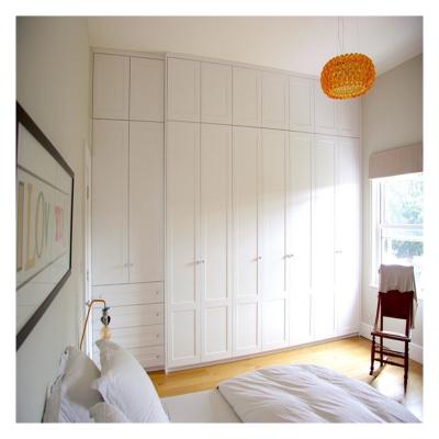 China Home Bedroom Set Furniture High End Design Pure White Matte Lacquered Solid Wood for sale