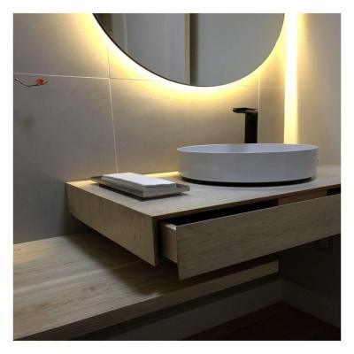 Cina Moderno stile Melamine Board Conter Top Basin Bagno Vanity con Design senza maniglia in vendita