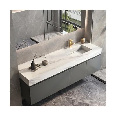 Fabriqué sur mesure Fabriqué sur commande personnalisée Salle de bains Cabinet de vanité pour les meubles d'hôtel de luxe populaire