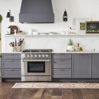 Cina American Shaker Kitchen Cabinet Set con carcassa in MDF e piano da tavolo in quarzo in vendita