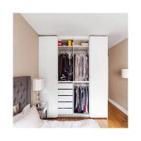 Quality General European Wooden Walk-in Closet Wardrobe for Bedroom Furniture in Hotel for sale