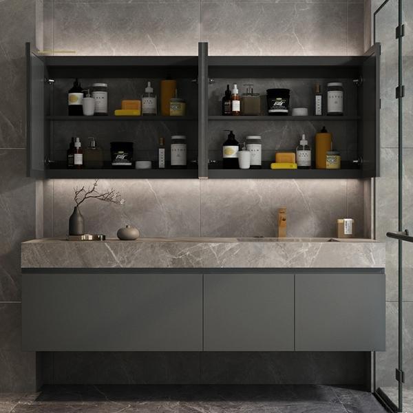 Quality Width 38-46 in Customized Color Modern Style Luxury Bathroom Vanity Cabinet with for sale
